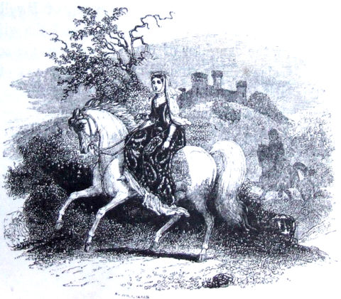 Pwyll and Rhiannon, from The Mabinogi - The London Magazine